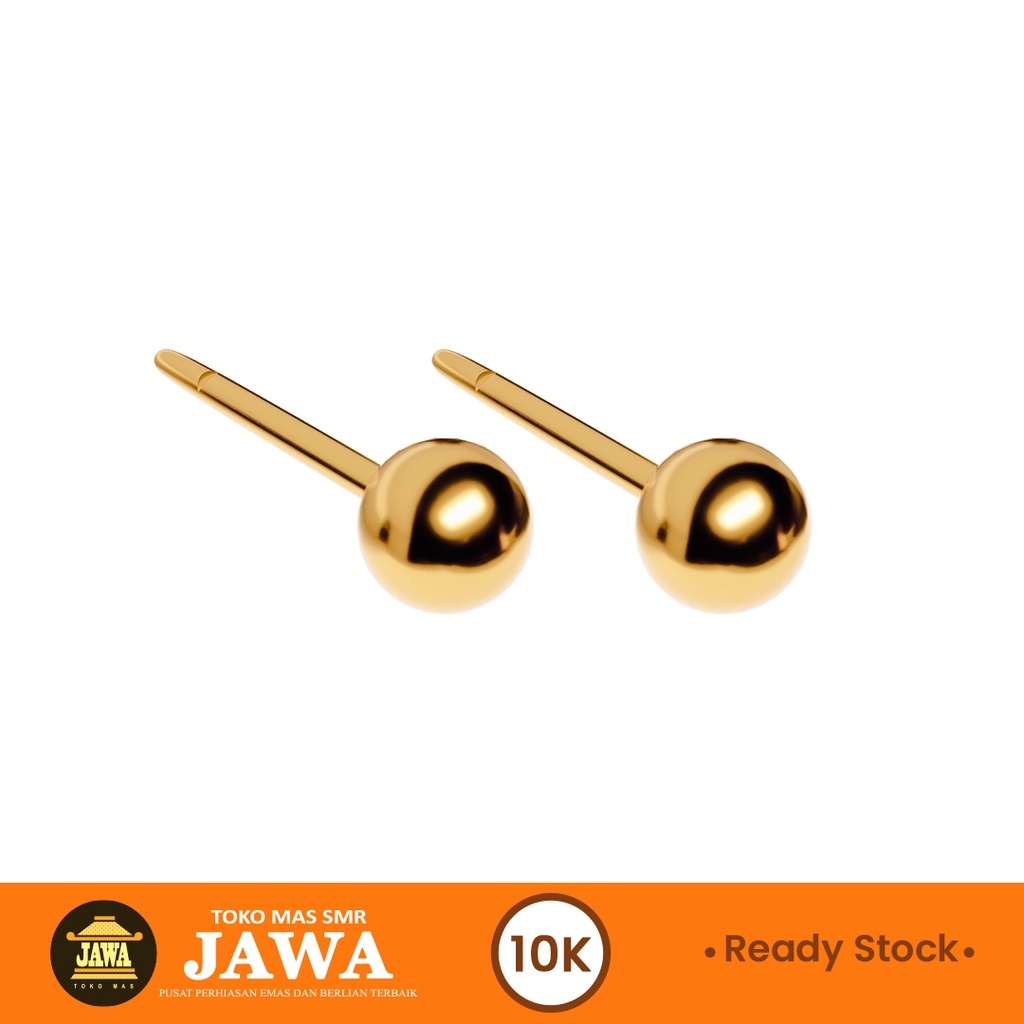 Jual Tindik Emas Mrican Kadar 10 Karat Toko Mas Jawa | Shopee Indonesia