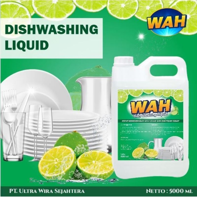 Jual DISHWASHING LIQUID Sabun Cuci Piring Premium - 5 Liter (Botol ...