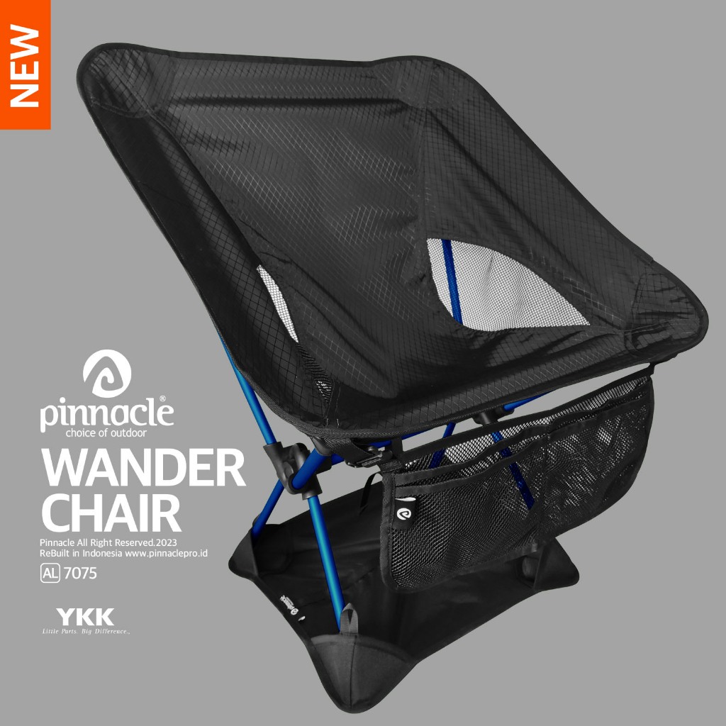Jual Pinnacle Pro Official Wander Chair Low incl Ground Sheet - Dark ...
