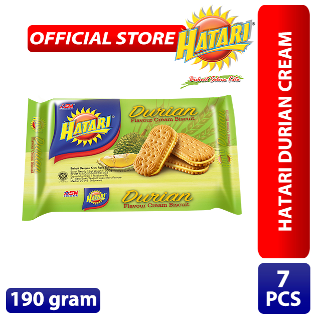 Jual Hatari Durian Cream 190 gr ( 7 Pcs ) - Banded | Shopee Indonesia