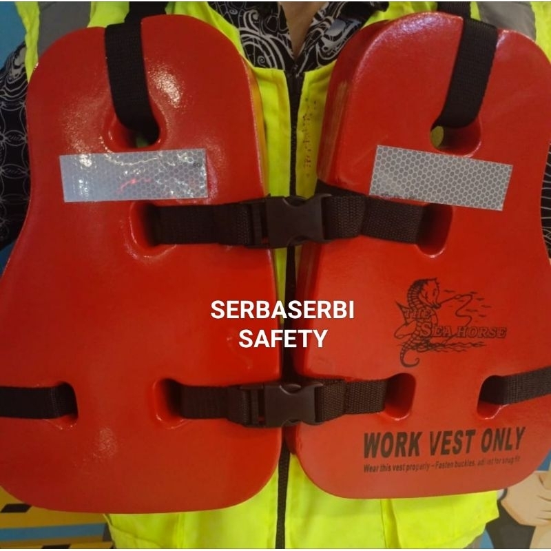 Jual Work Vest Sea Horse Pelampung Life Jacket ORIGINAL Pelampung Kapal ...