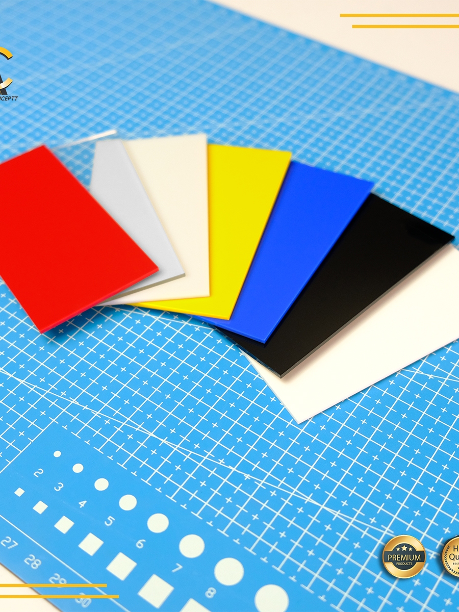 Jual Custom Potongan Akrilik 5mm Bentuk Persegi / Akrilik Lembaran 5mm ...
