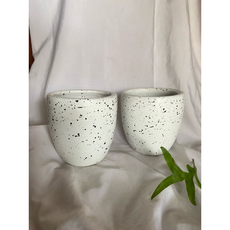 Jual pot kapsul marbel gerabah D12cm T 12cm | Shopee Indonesia