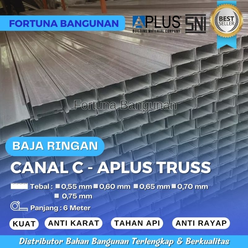 Jual Baja Ringan - Kanal APLUS SNI - CTruss C75/0,75 mm | Shopee Indonesia