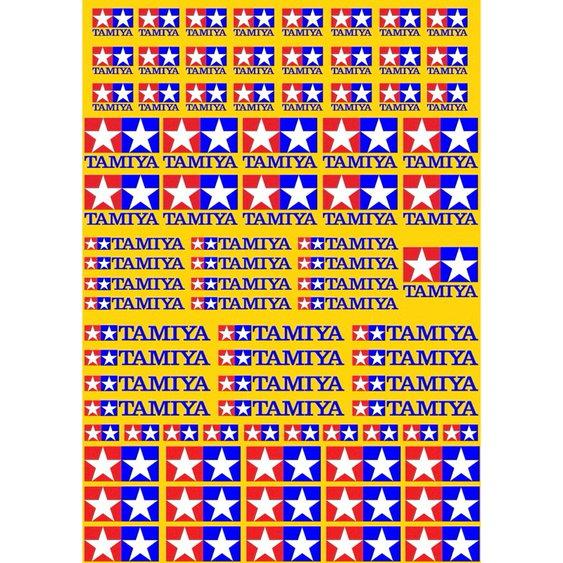 Jual Stiker Body Tamiya - Sticker Sponsor Tamiya | Shopee Indonesia