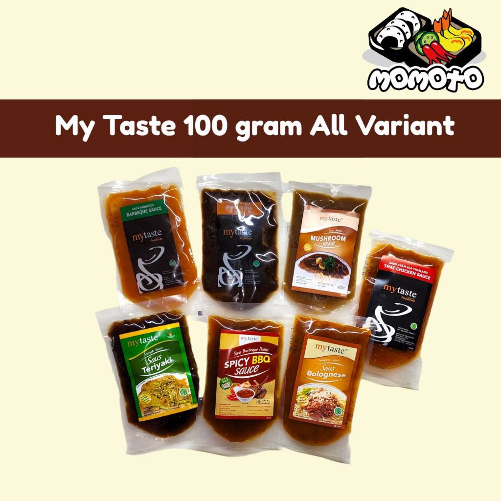 Jual My Taste Saus Kemasan 100 gram Lada Hitam BBQ Pedas Marinasi Grill ...