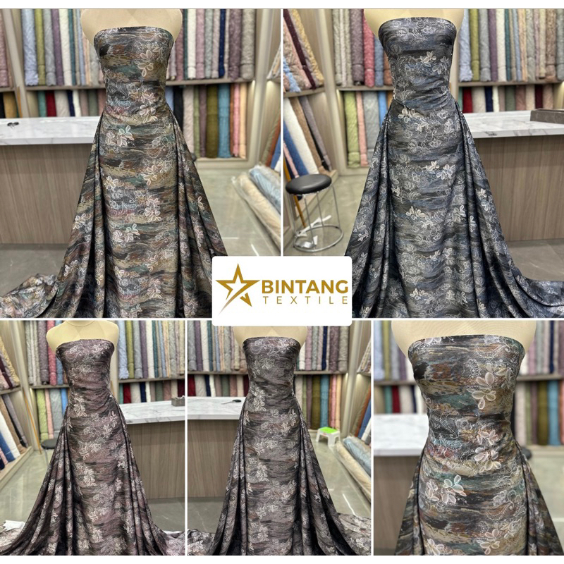 Jual Bahan kain Roberto print Sadewa / Bahan Gamis / Bahan Tunik ...
