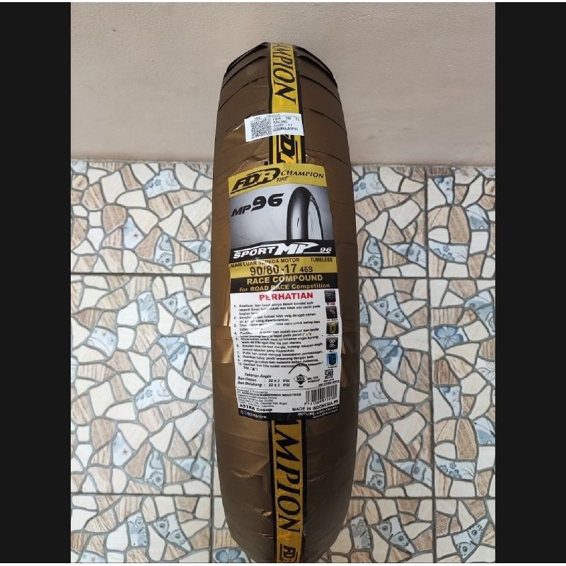 Jual Ban Motor Soft Compound MP96 FDR 90/80-17 Tubeless Ring 17 Ban Soft Compound Ban Baru ...