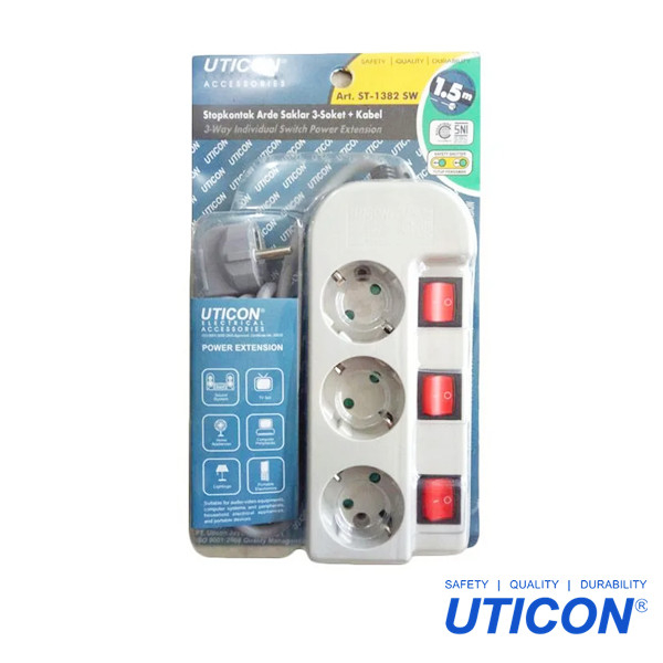 Jual Stop Kontak Uticon 2 3 4 5 6 Lubang 2lb 3lb 4lb 5lb 6lb Multi socket Uticon Saklar switch ...