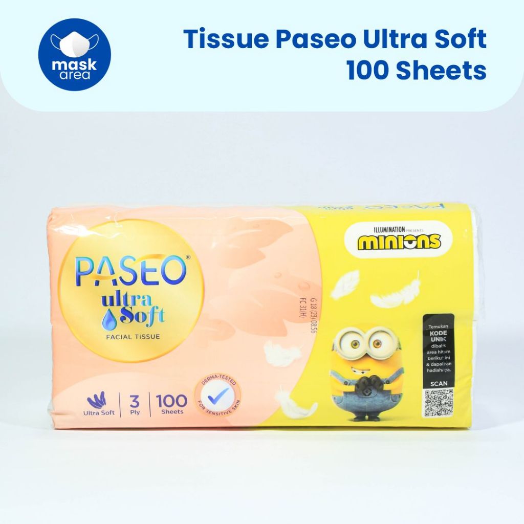 Jual Tisu Tissue Paseo Ultra Soft 3 Ply isi 100 Sheets | Shopee Indonesia