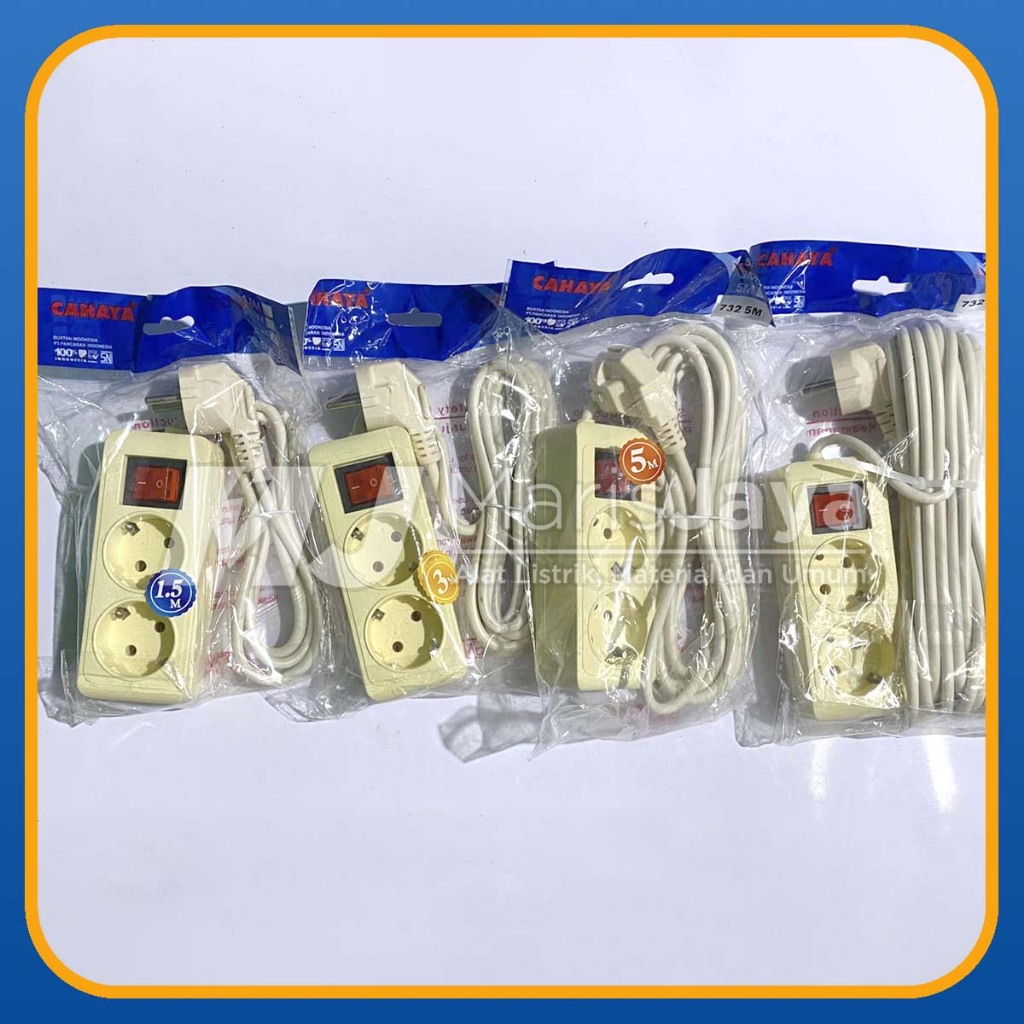 Jual Terminal/ Colokan Listrik Saklar/ Stop Kontak Saklar CAHAYA - 2 ...