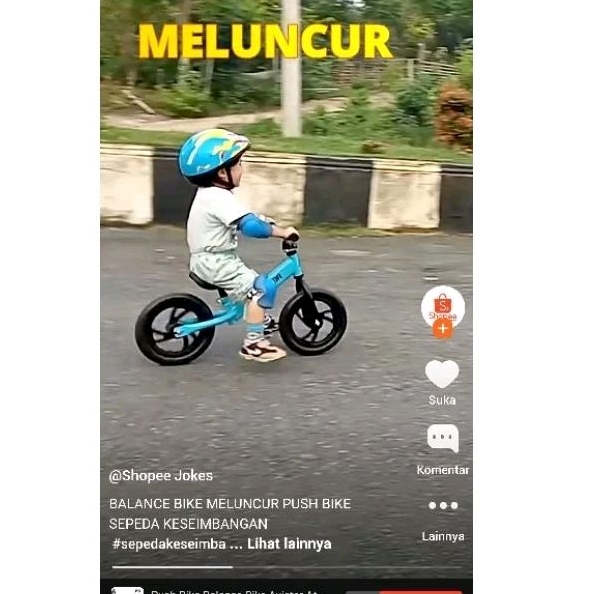 Jual Push Bike Balance Bike Aviator At 7901 sepeda keseimbangan anak ...