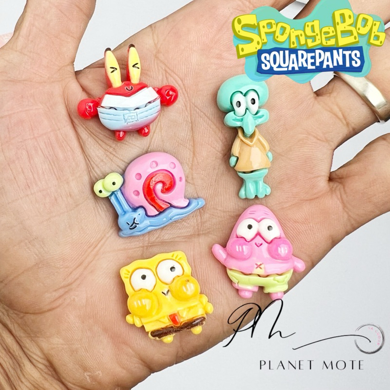 Jual Resin Clay Karakter Spongebob Series (10Pcs) | Shopee Indonesia