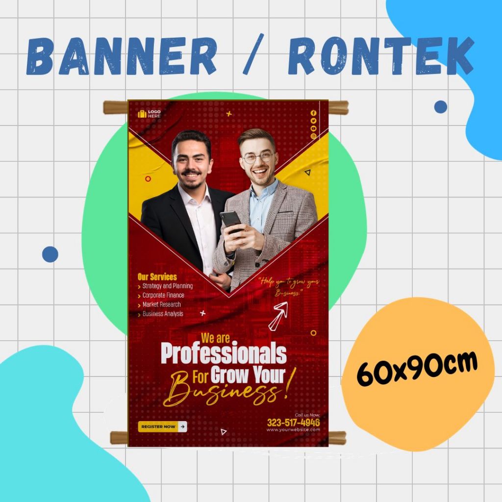 Jual Cetak Print Spanduk Banner Rontek Rontag Kampanye Partai Pemilu ...