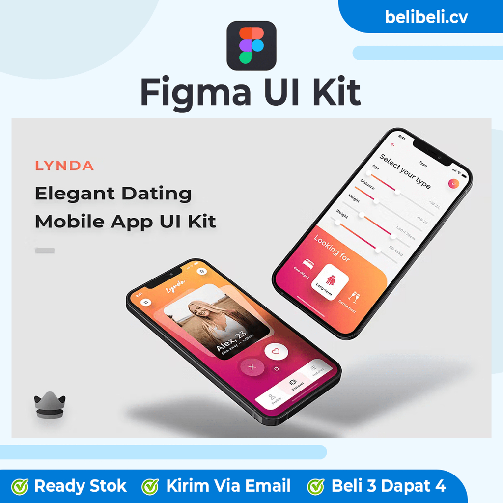 Jual Elegant Dating Mobile App - Premium Figma UI Kit | Shopee Indonesia