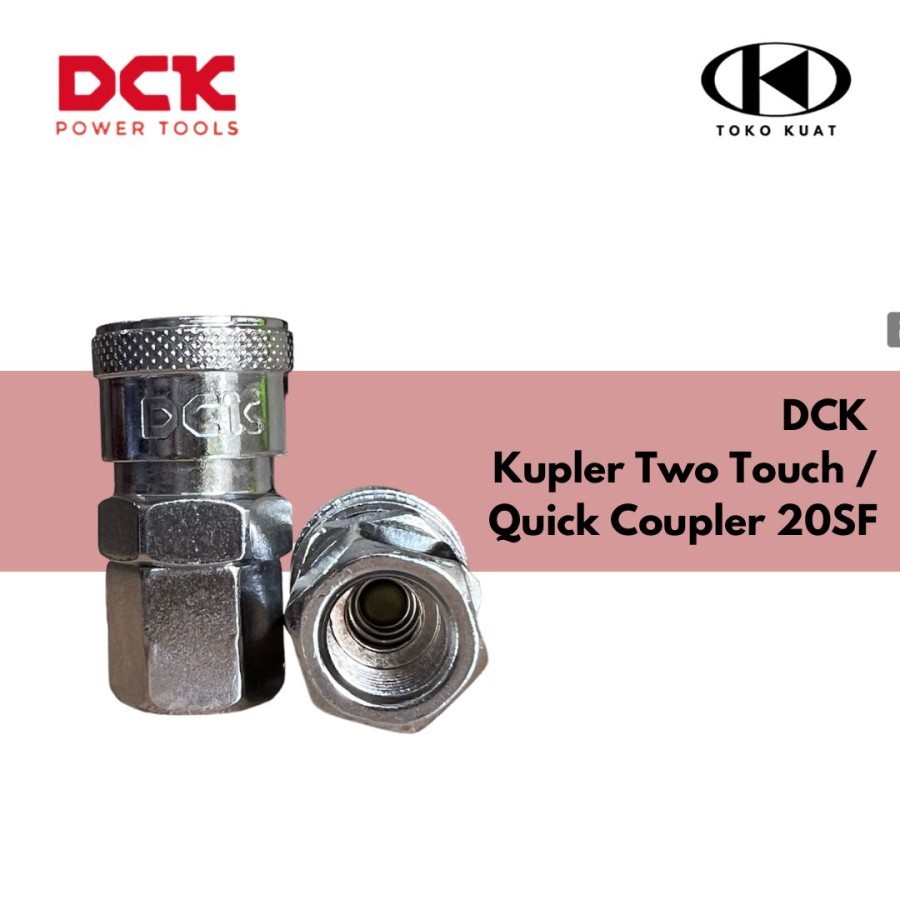 Jual DCK quick coupler female / Kupler cewek 20sf untuk connector ...
