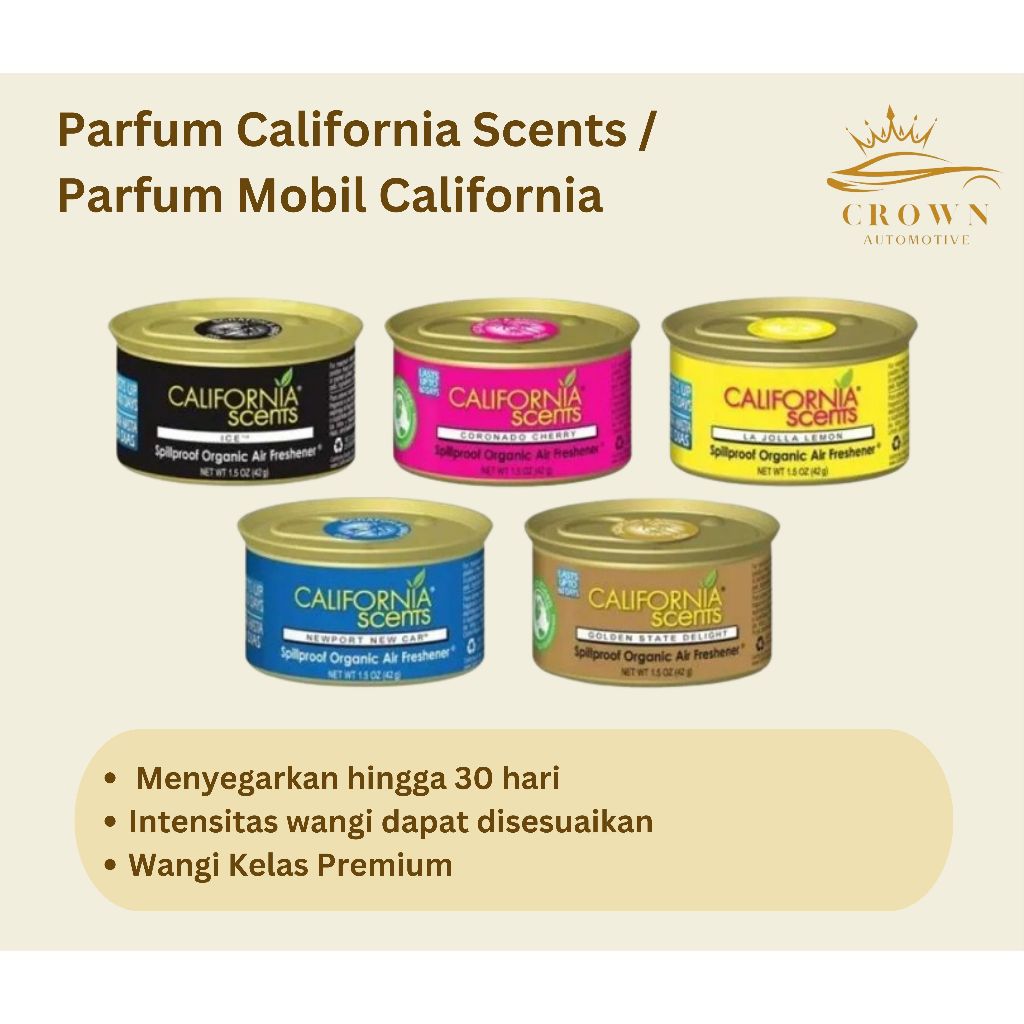 Jual Parfum Mobil California Scents / Parfum Pengharum California ...