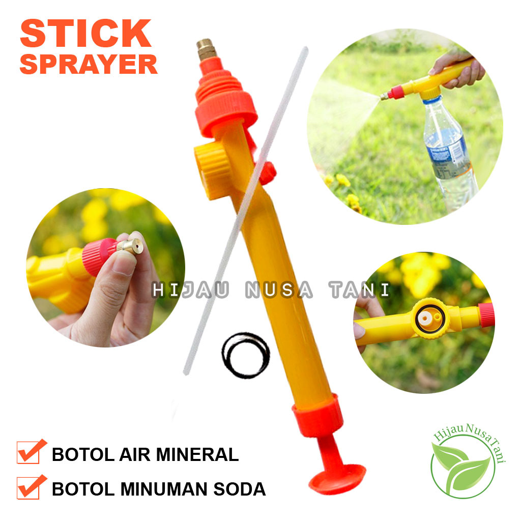 Jual STICK SPRAYER / KEPALA SPRAYER BOTOL BEKAS Warna Oranye - head ...