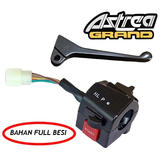 Jual Saklar Holder Kanan Stater Plus handle rem honda astrea 800 star ...