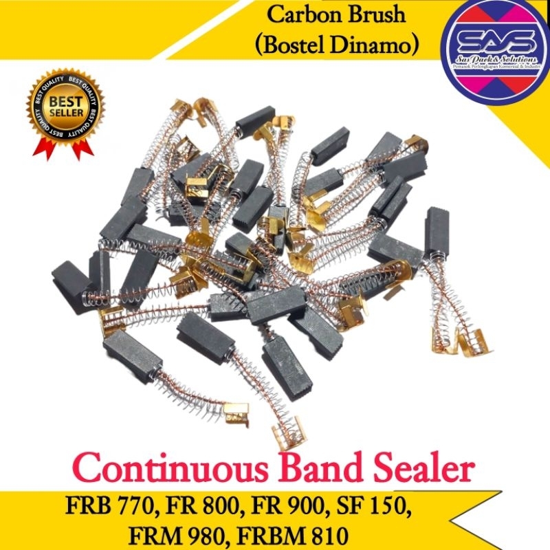 Jual Carbon Brush, Arang Dinamo, Bostel CONTINUOUS BAND SEALER FRB-770 1 Set ( Isi 2 Pcs ...
