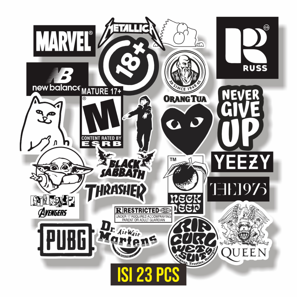 Jual Stiker Aesthetic LAPTOP Pack Series | STIKER TUMBLER HP | STIKER ...