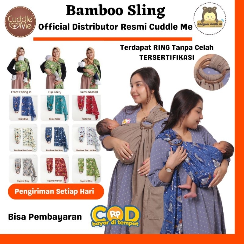 Jual Bamboo Ringsling Cuddle Me | Gendongan Jarik Dengan Ring Tanpa ...
