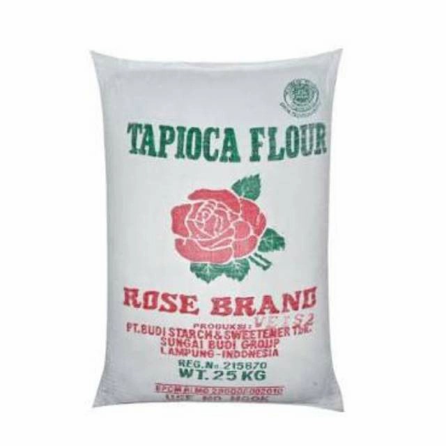 Jual tepung tapioka kanji rose brand 1 sak 25 kg | Shopee Indonesia