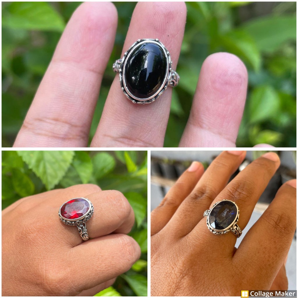 Jual Cincin Ring Perak Silver Bali Asli 925 ukir bun jawan mahkota ...