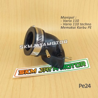 Jual INTEK MANIFOLD MANIPOL VARIO 110 MEMAKAI KARBU PE24 PE26 PE28 | Shopee Indonesia