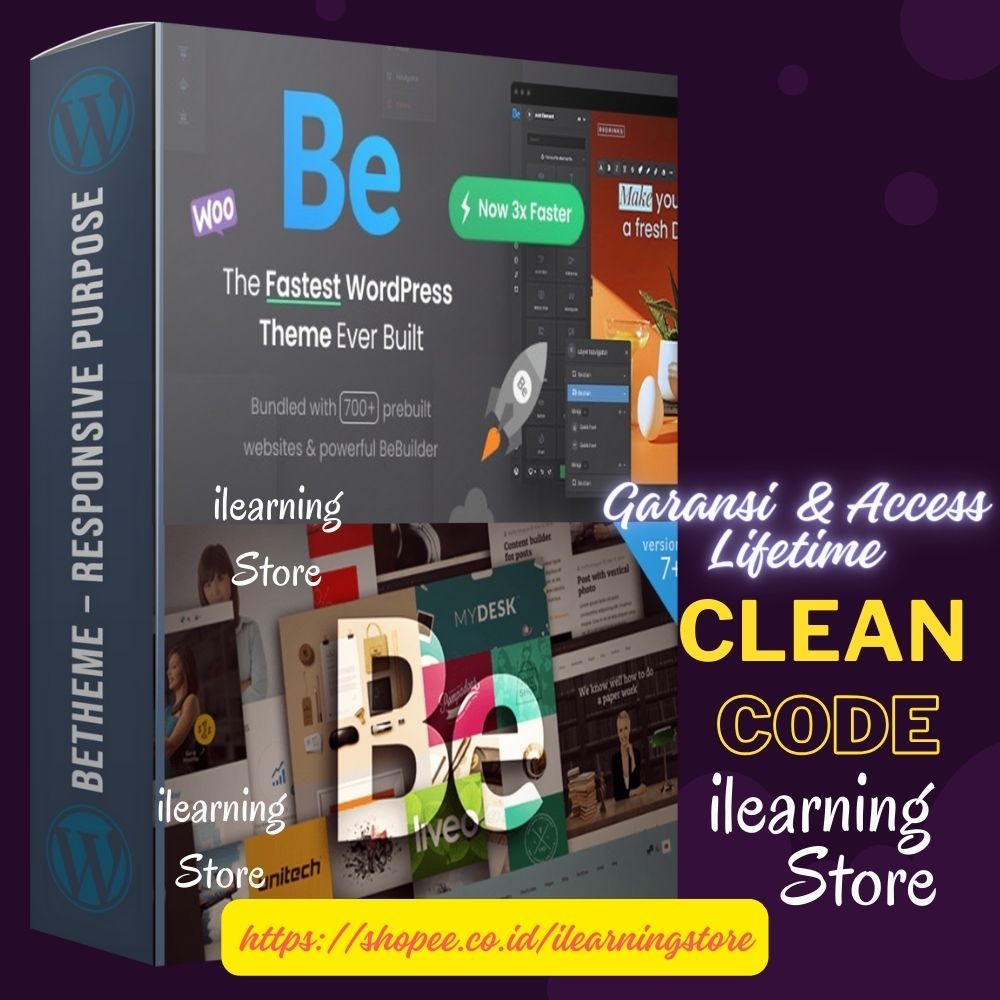 Jual [WT20] BeTheme – Responsive Multi-Purpose Theme (GPL 100% & Lifetime Update) | Shopee Indonesia