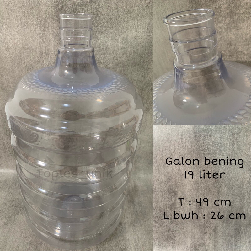 Jual Galon 19 Liter air | galon aqua | Galon air | Galon bahan TEBAL ...