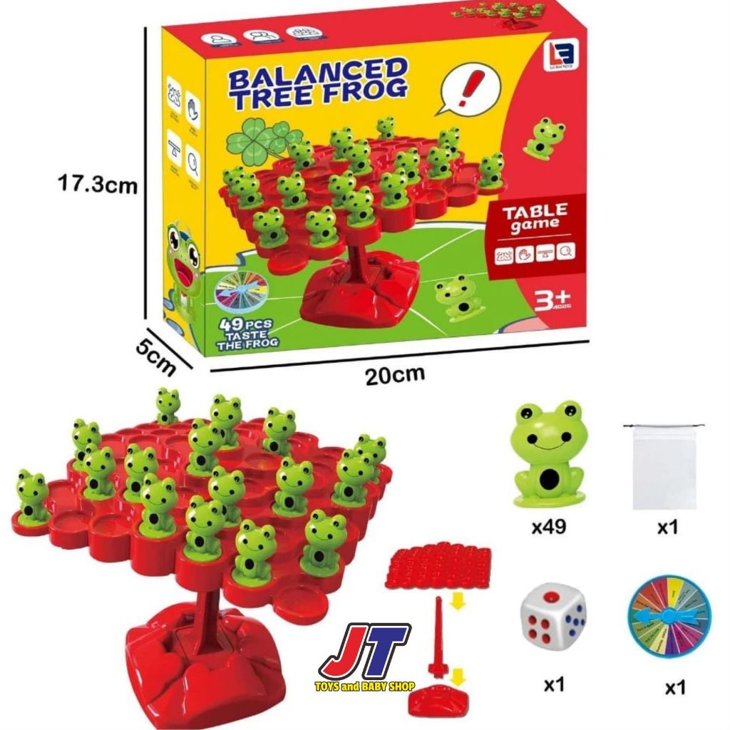 Jual Balanced Tree Frog | Boardgame Seru Keluarga | Shopee Indonesia