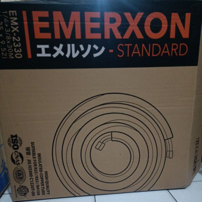 Jual PIPA AC EMERXON STANDARD UK 1/2 PK SD 1 PK 1/4-3/8 HARGA 1 ROLL 30 ...