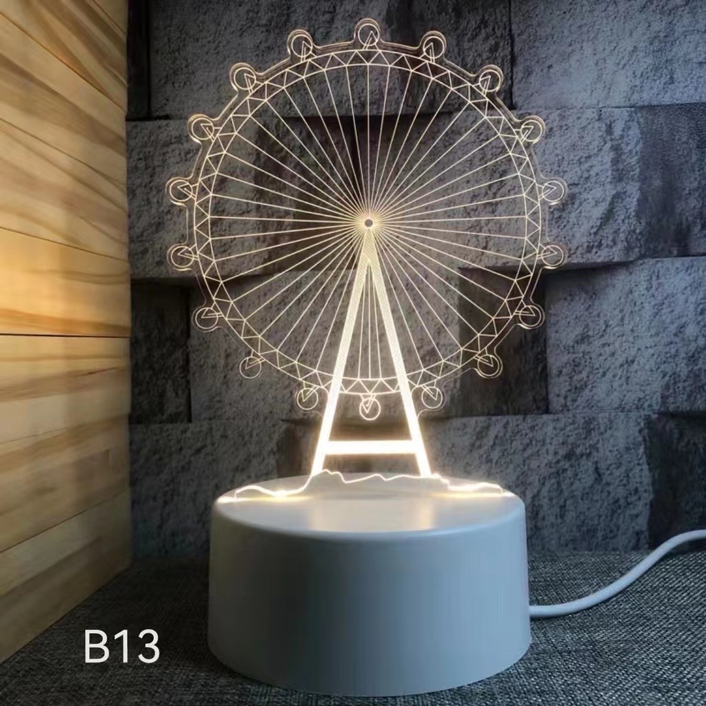 Jual lampu buat kamar tidur Lampu Hias 3D LED lampu hias kamar tidur ...