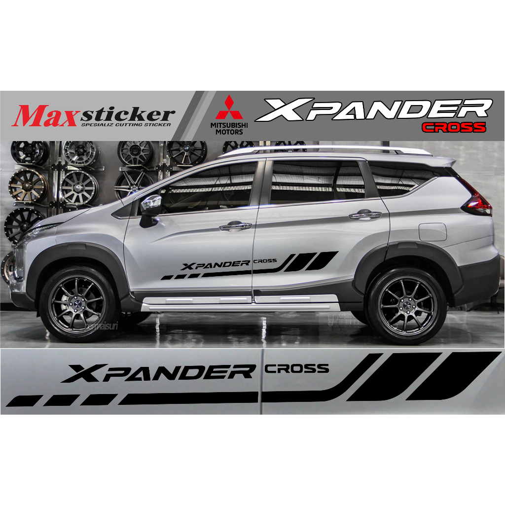 Jual STICKER LIST BODY SAMPING MOBIL XPANDER CROSS STICKER CUTTING MITSUBISHI XPANDER CROSS ...