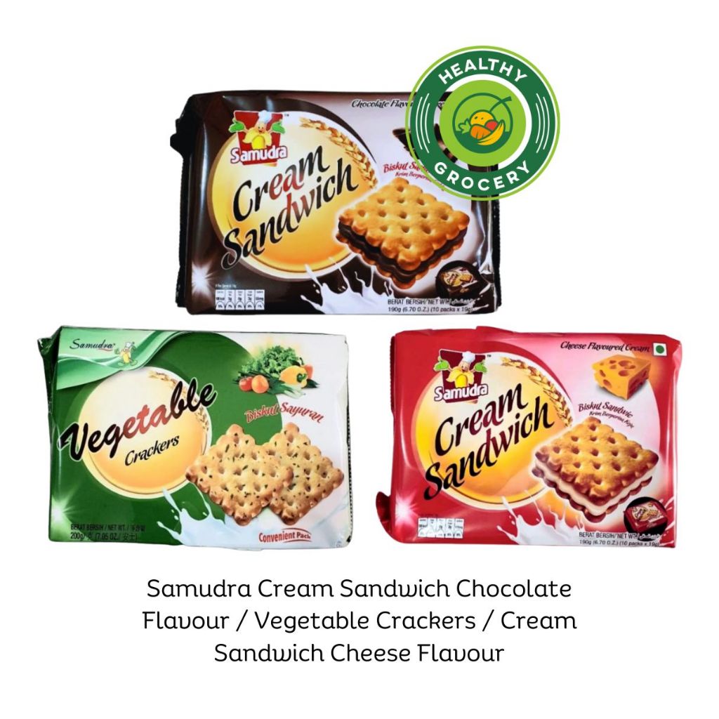Jual Samudra Cream Sandwich Cheese 190gr / Cream Sandwich Chocolate ...