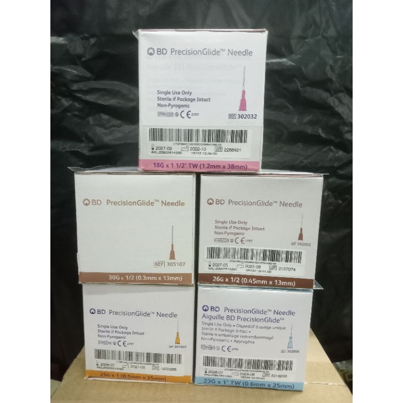 Jual needle bd 18g 23g 25g 26g 30g box 100pcs | Shopee Indonesia