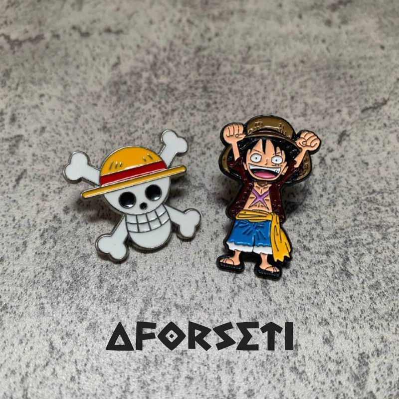 Jual PIN ENAMEL “ONE PIECE” BROS PIN/ PIN MURAH / PIN COUPLE / PIN ...
