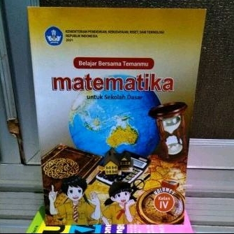 Jual Buku Paket Matematika SD/MI Kelas 4 Volume 1 dan 2 Kurikulum 2021 ...