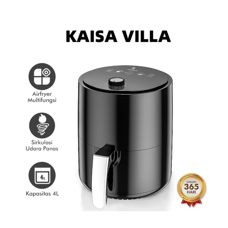 Jual KaisaVilla Air Fryer Low Watt 3.2L 650W Penggorengan Tanpa Minyak | Shopee Indonesia