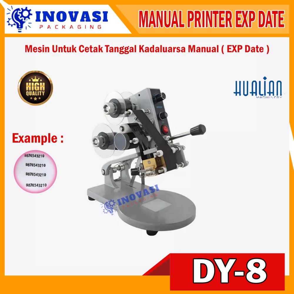 Jual Mesin coding DY-8 Exp Date Printing Alat Cetak Tanggal Kadaluarsa Manual | Shopee Indonesia