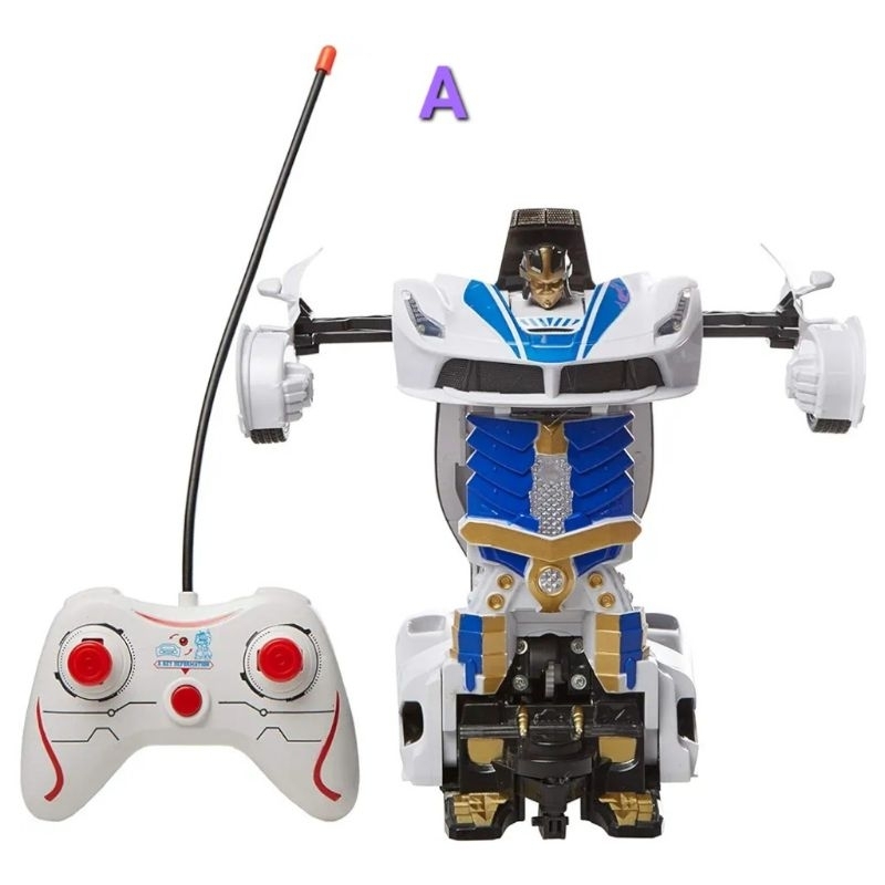 Jual BESAR! ROBOT MOBIL POLISI TRANSFORM (Mainan Anak Remot Kontrol RC ...