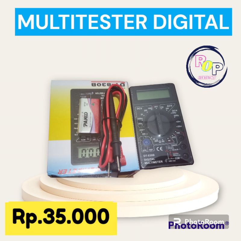 Jual Multitester digital + baterai | Shopee Indonesia