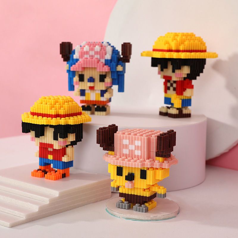 Jual Nano Blocks One Piece Luffy Usop Zoro Chopper Micro Block Mikro ...