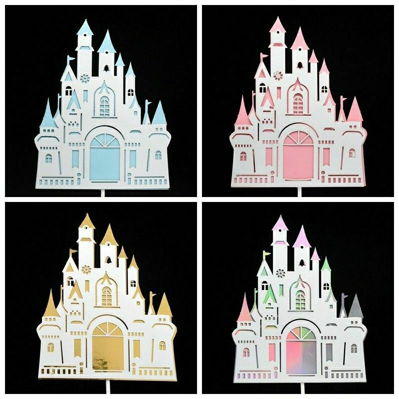 Jual Cake topper istana glitter hiasan dekorasi kue ulang tahun ultah ...