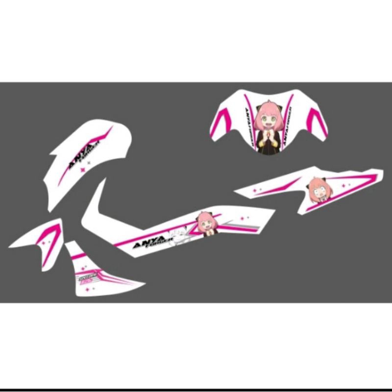 Jual STIKER STRIPING TRANSPARAN YAMAHA NMAX NEW 155 CUSTOM ANIME ANYA ...