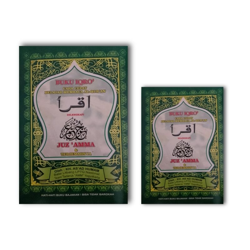 Jual Buku Iqro Dilengkapi Juz 'Amma & Terjemahannya - K.H As'ad Humam ...