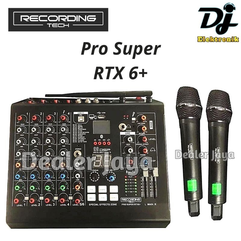 Jual RECORDING TECH PRO SUPER RTX 6+ / RTX6 - Mixer Analog 6 channel ...