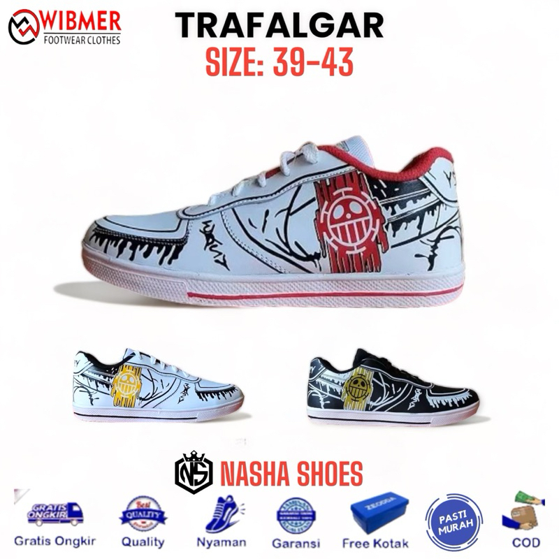 Jual SEPATU KARAKTER LOW / SEPATU KARAKTER PUTIH / SEPATU ONE PIECE ...