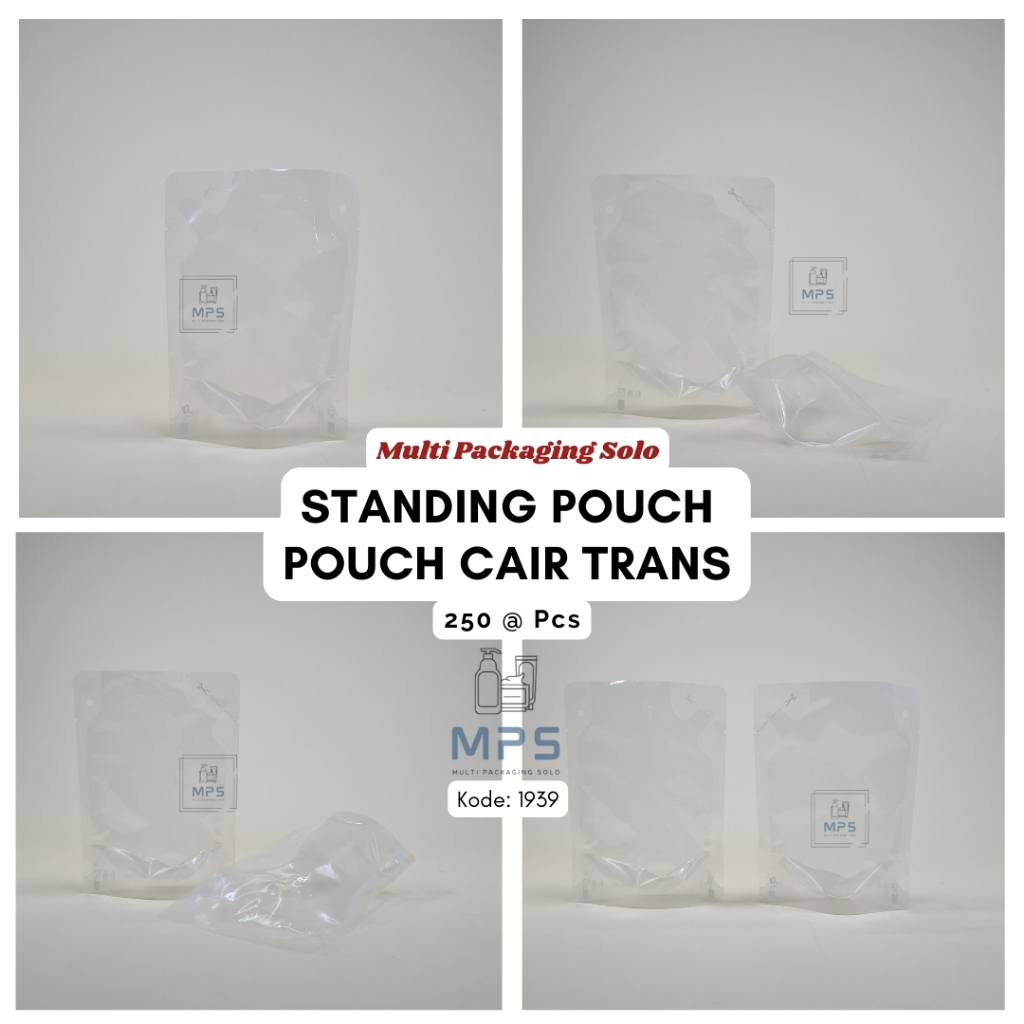 Jual Pouch Cair Trans 250 @ Pcs / Pouch Cair / Plastik Kemasan ...